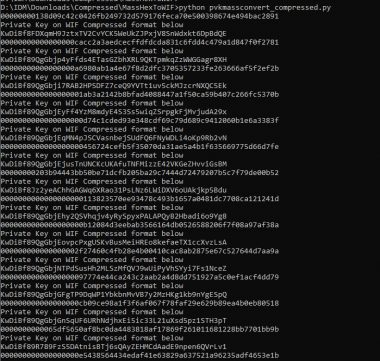 Mass Hex To WIF - cryptoxploits