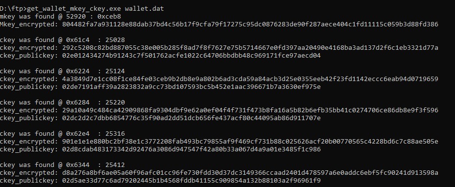 Wallet Mkey-Ckey Extractor - cryptoxploits